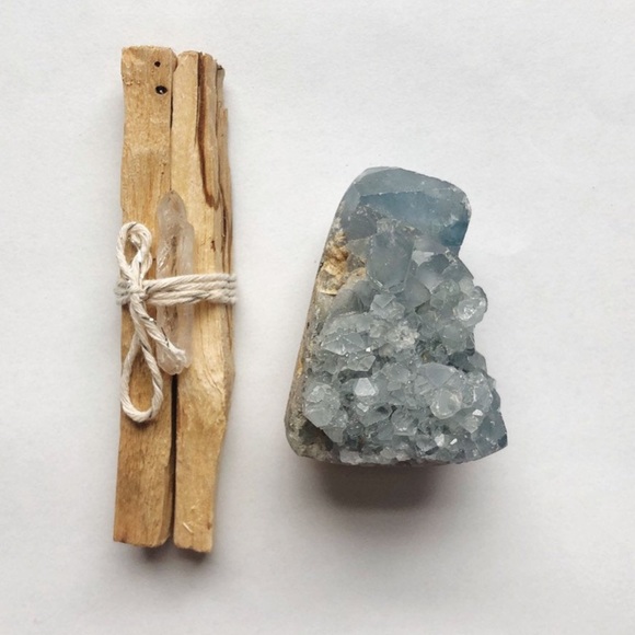 Manifesting Daydreams | Accents | Raw Celestite Crystal Free Standing ...